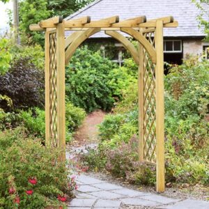 Daria Wooden Arch | Elegant Solid Slow Grown Timber