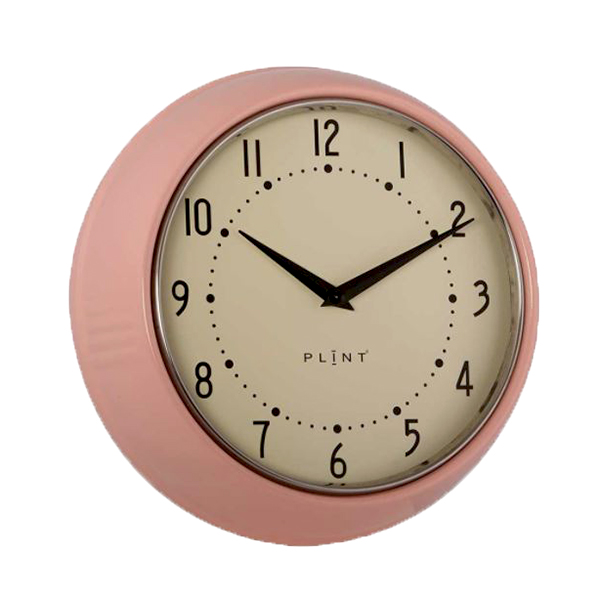 Black Retro Kitchen Clock | Vintage PLINT Wall Clock