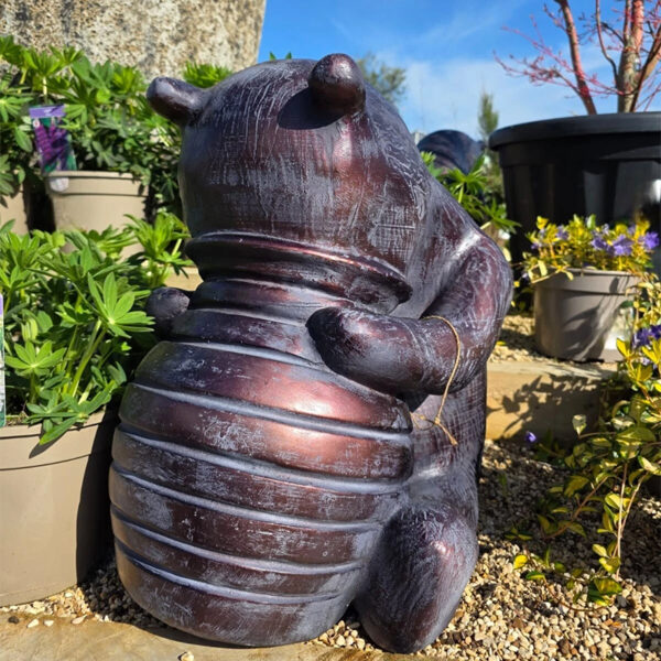Winnie the Pooh Garden Sculpture | Bronze 50cm Weatherproof